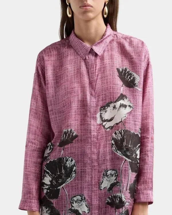 Johnny Was The Audrey Floral Silk Shirt - Jamul