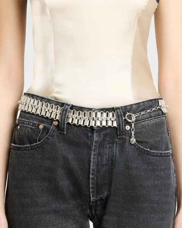 Isabel Marant Étoile Heria Scale-effect Metal Belt - Silver