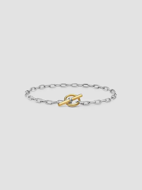 David Yurman Dy Madison Toggle Chain Bracelet In Sterling - Silver