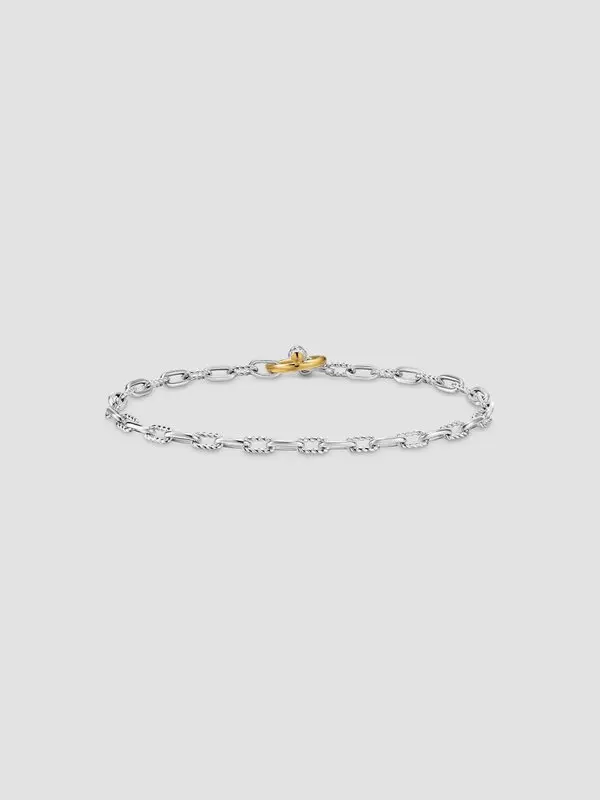 David Yurman Dy Madison Toggle Chain Bracelet In Sterling