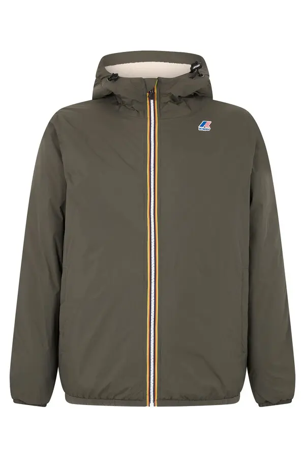 K-WAY Hooded Rain Jacket With Zipper