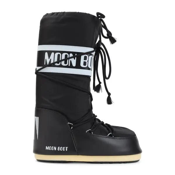 Moon Boot Icon Nylon Mini Boot - Black