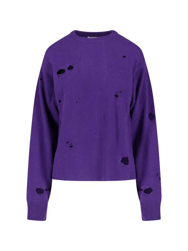 Gimaguas Viscose-cashmere Wool Blend Sweater - Violet