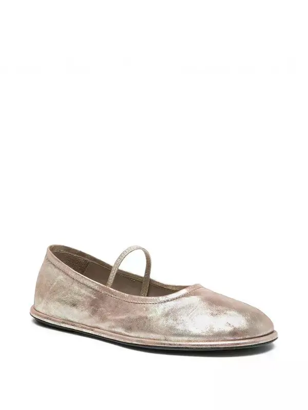 Officine Creative Fontayne Leather Ballet Flats