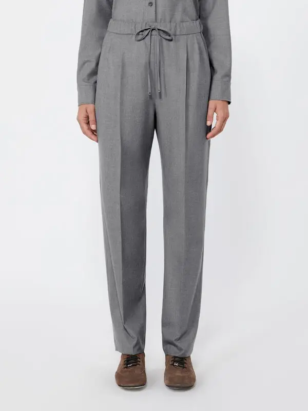 Max Mara Cashmere Foule Trousers