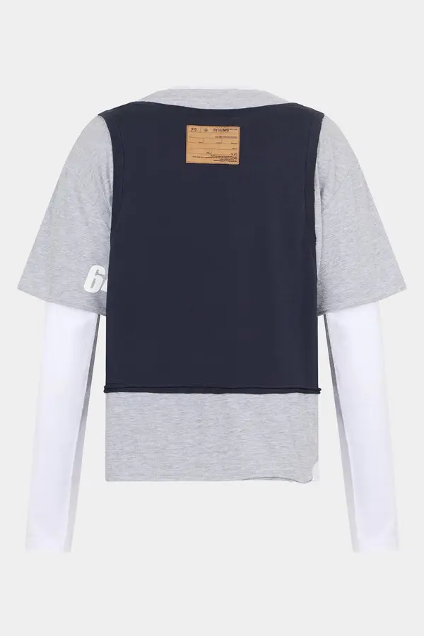 Dsquared2 Layered2 Breezy Fit T-shirt - Black