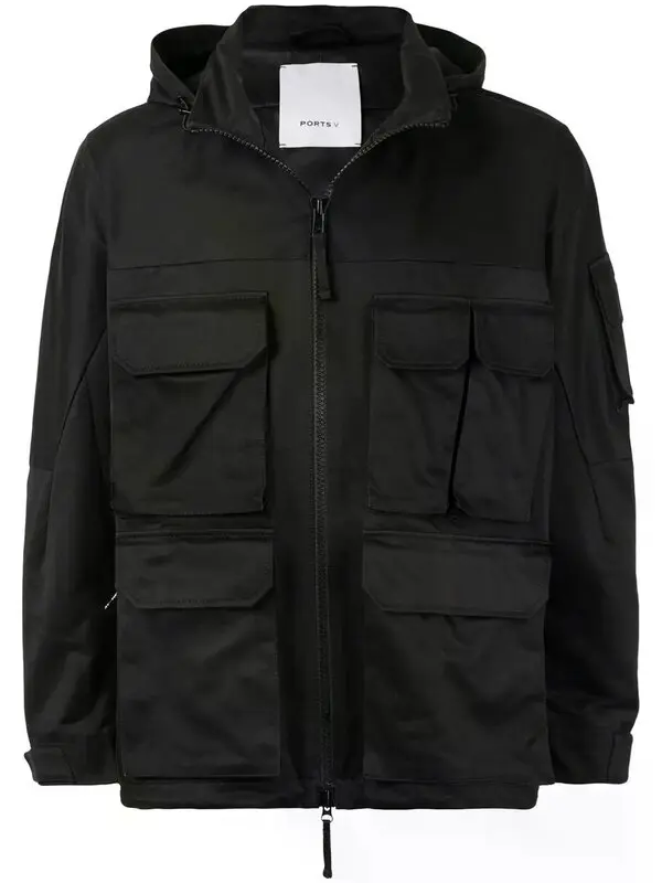 PORTS V Multi-pocket Hooded Jacket
