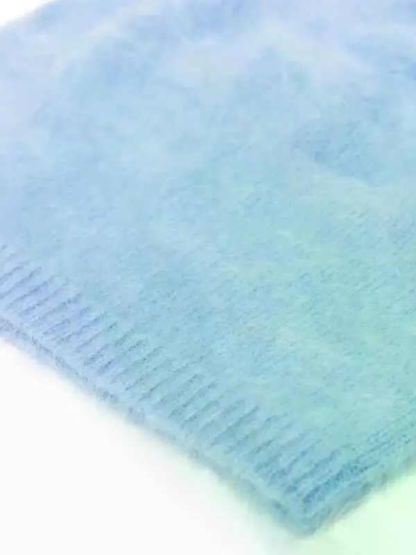 LISA YANG Brushed-knit Beanie Hat - Blue