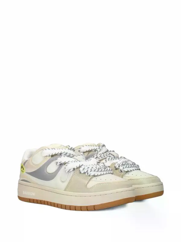BARROW Leather Panelled Sneakers