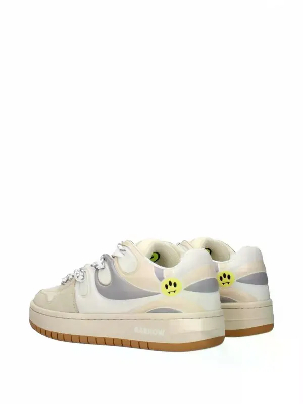 BARROW Leather Panelled Sneakers