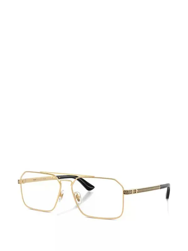 Versace Geometric-frame Glasses - Gold