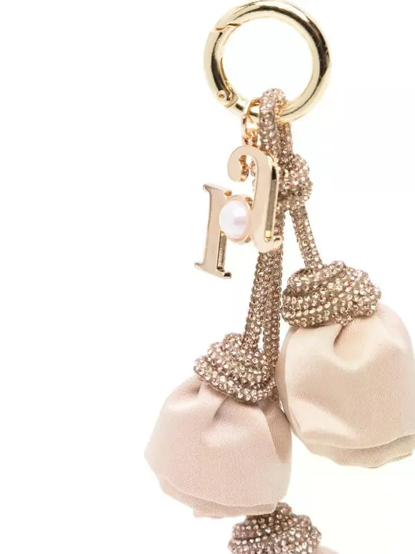 Rosantica Crystal-embellished Tassel Keyring