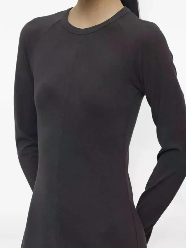 ELEH Raglan-sleeve Seam-detail Maxi Dress
