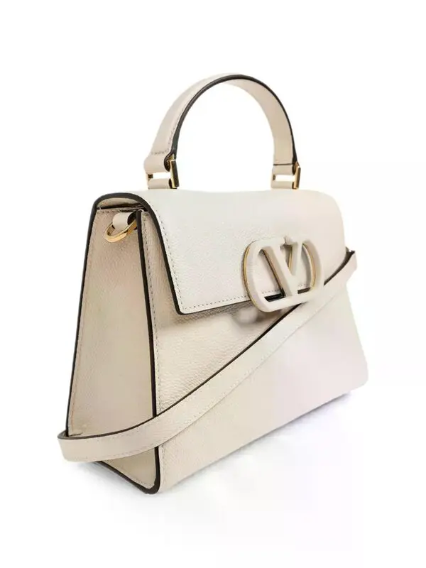Valentino Garavani Vlogo Leather Tote Bag