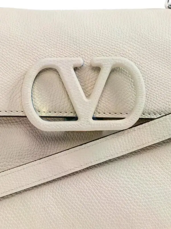 Valentino Garavani Vlogo Leather Tote Bag