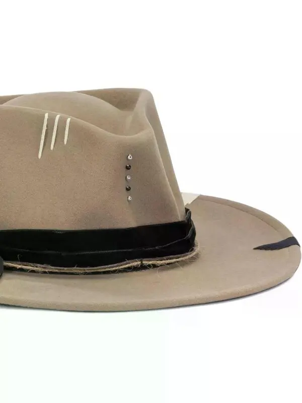 THE HAT GANG Courmyeur Embellished Wool Hat