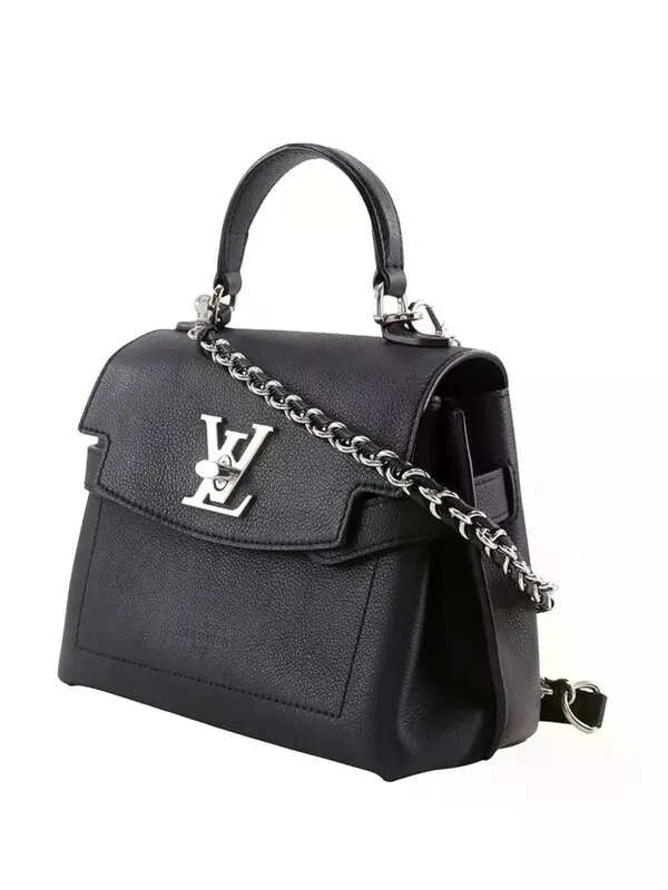LOUIS VUITTON 2021-2026 Grained Calfskin Mini Lockme Ever Satchel