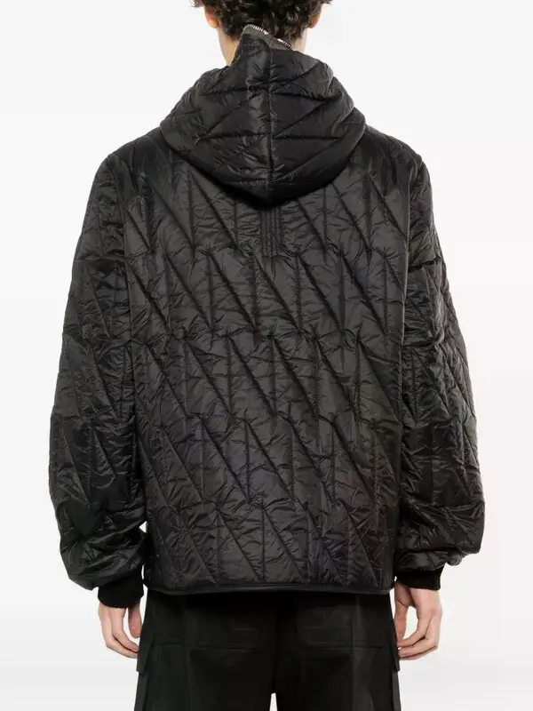 Rick Owens Quilted Hooded Jacket