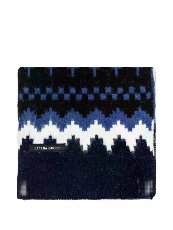 Canada Goose Fair Isle-knit Scarf