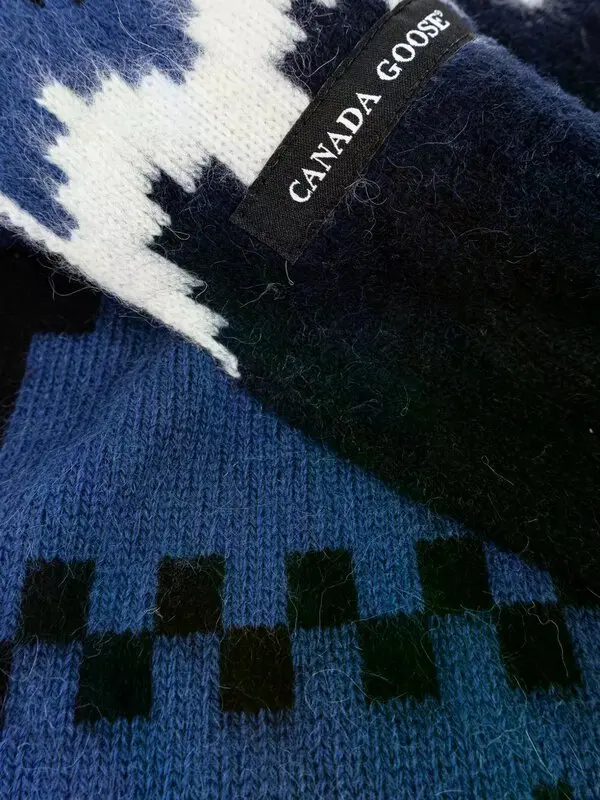 Canada Goose Fair Isle-knit Scarf