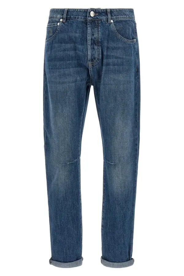 Brunello Cucinelli Leisure Fit' Denim Jeans - Blue