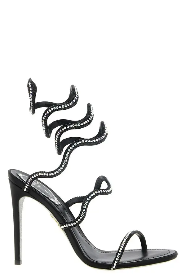 Rene Caovilla Onda' Sandals - Black