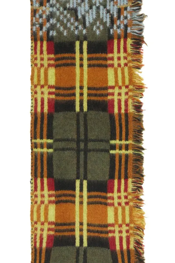Dries Van Noten Teepee Scarf In Green