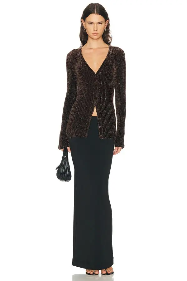 Jenni Kayne Bea Cardigan In Brown