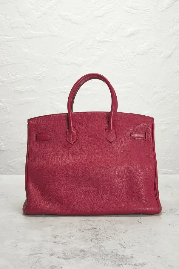 Hermès Togo Birkin 35 Handbag In Red - Rubis
