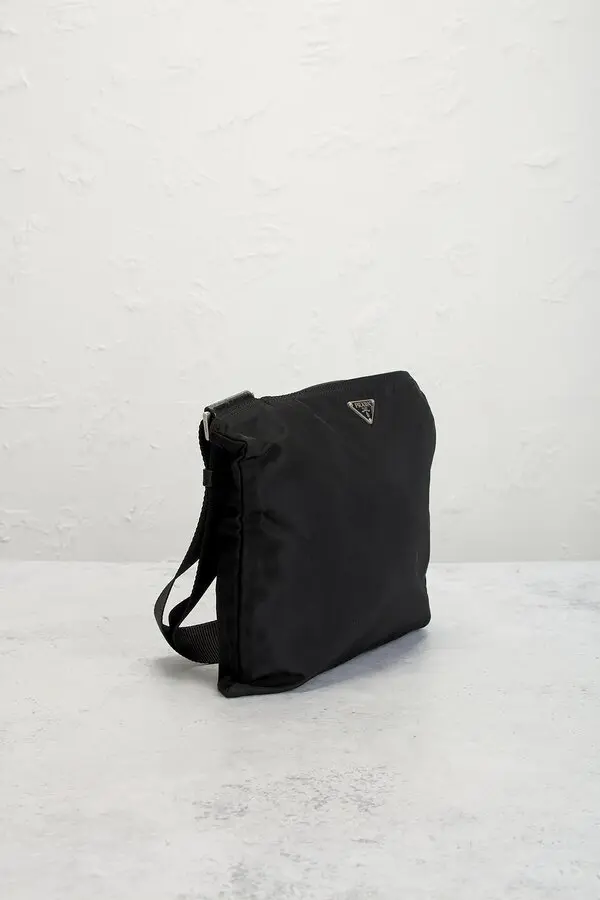 Prada Tessuto Flat Messenger Bag