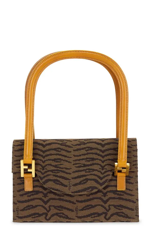 Fendi Zebra Handbag - Brown