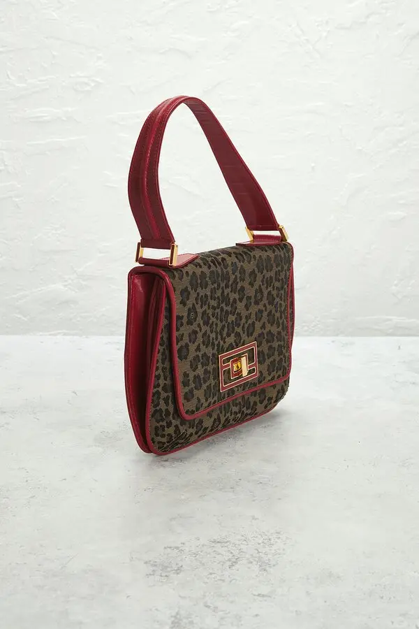Fendi Leopard Shoulder Bag