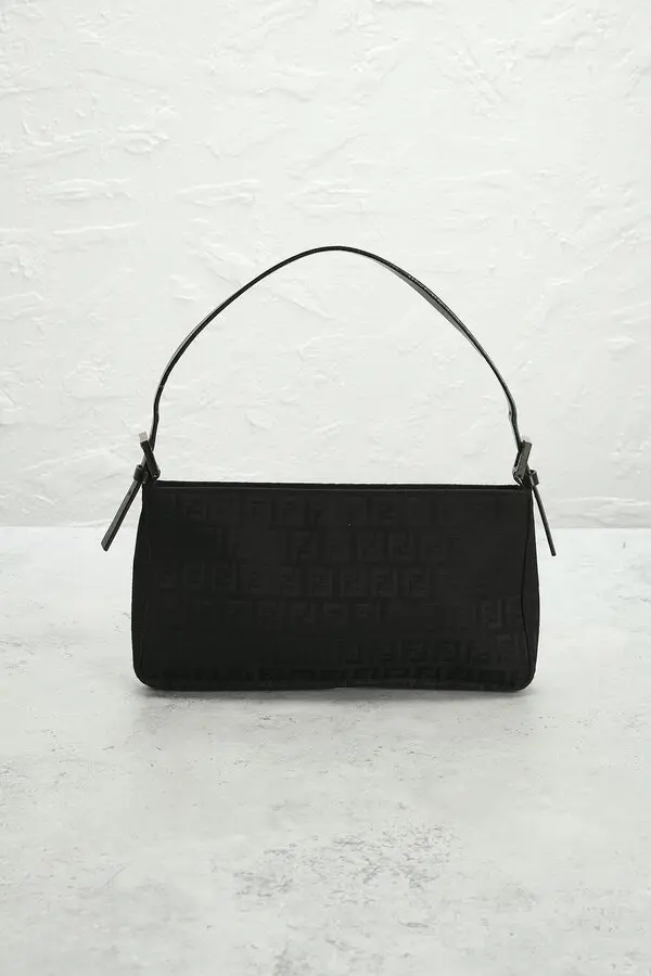 Fendi Zucchino Pochette Shoulder Bag