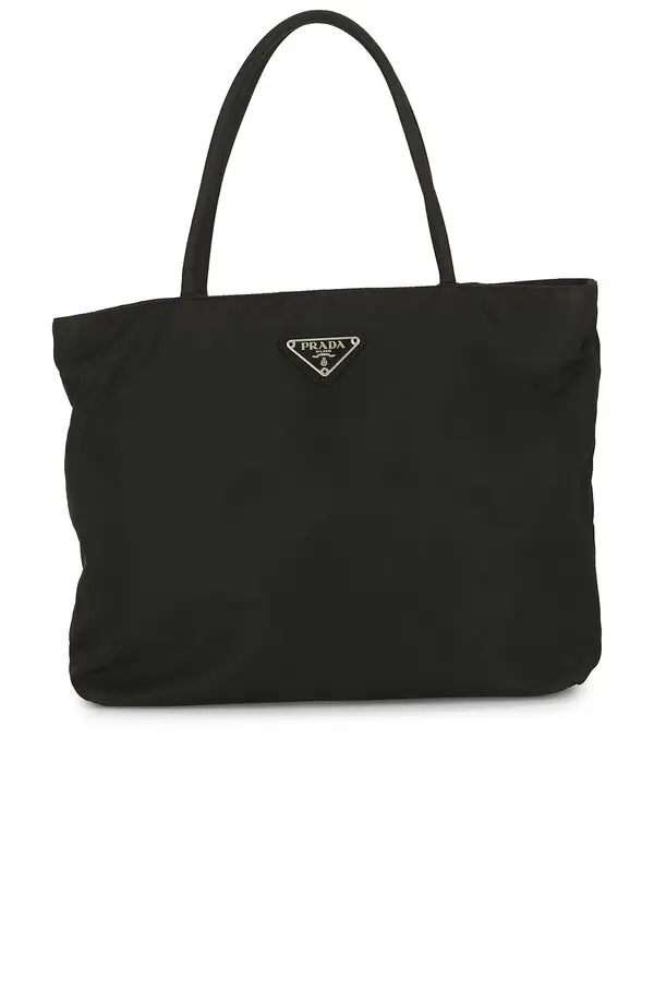 Prada Tessuto Tote Bag - Black