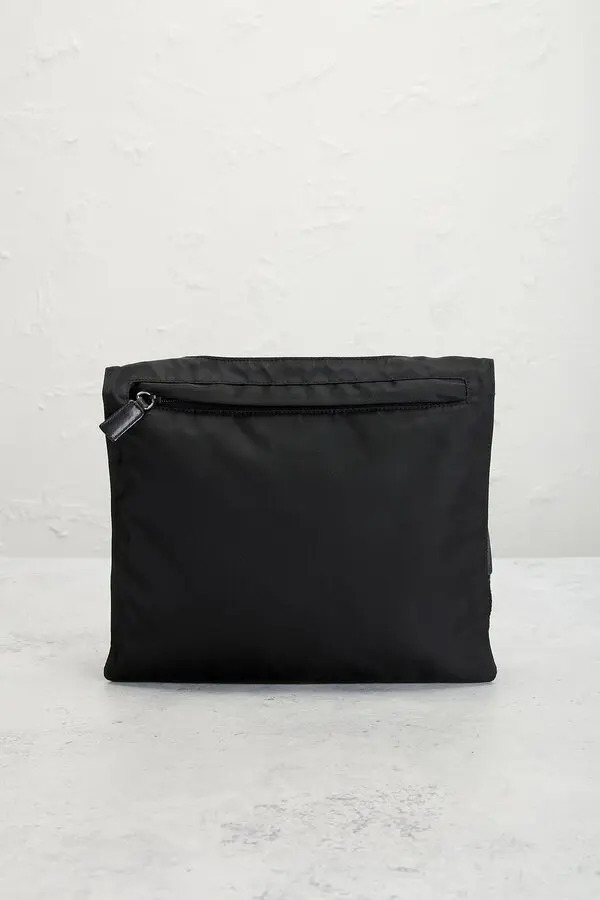 Prada Tessuto Flat Messenger Bag