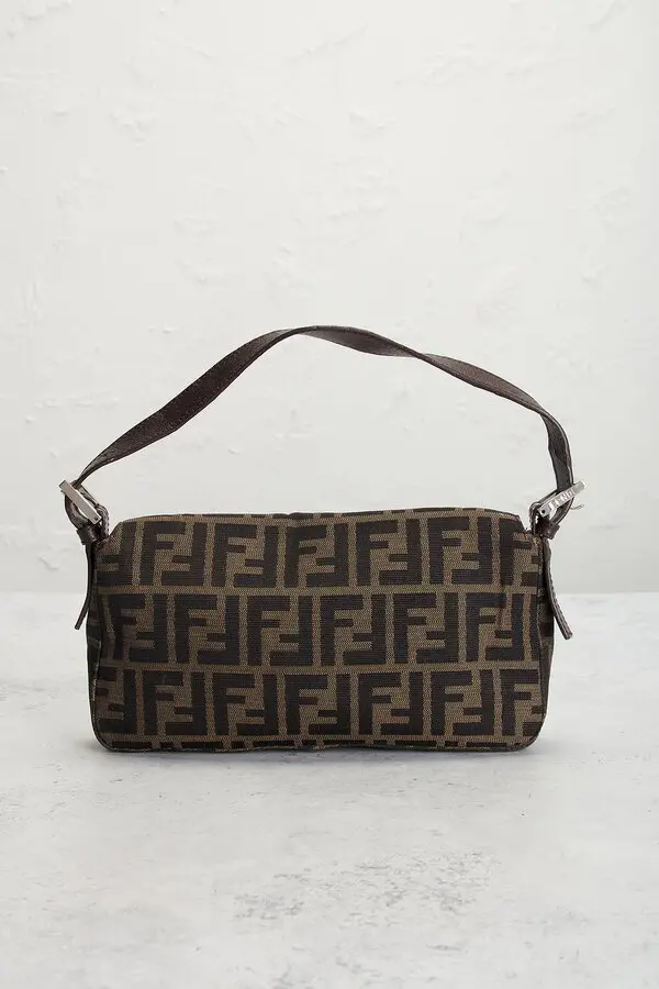 Fendi Zucca Mama Baguette Shoulder Bag