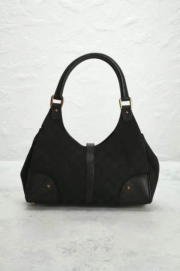 Gucci Nailhead Bardot Shoulder Bag