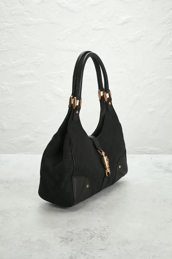 Gucci Nailhead Bardot Shoulder Bag
