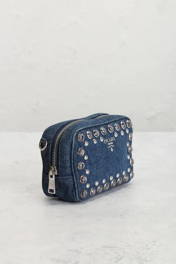 Prada Denim Bijoux Camera Bag