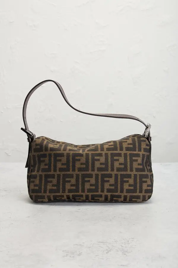 Fendi Zucca Baguette Shoulder Bag