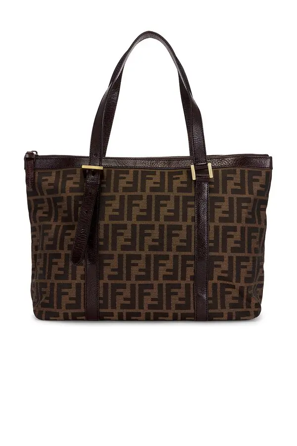 Fendi Zucca Tote Bag - Brown