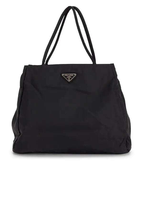 Prada Tessuto Tote Bag - Black