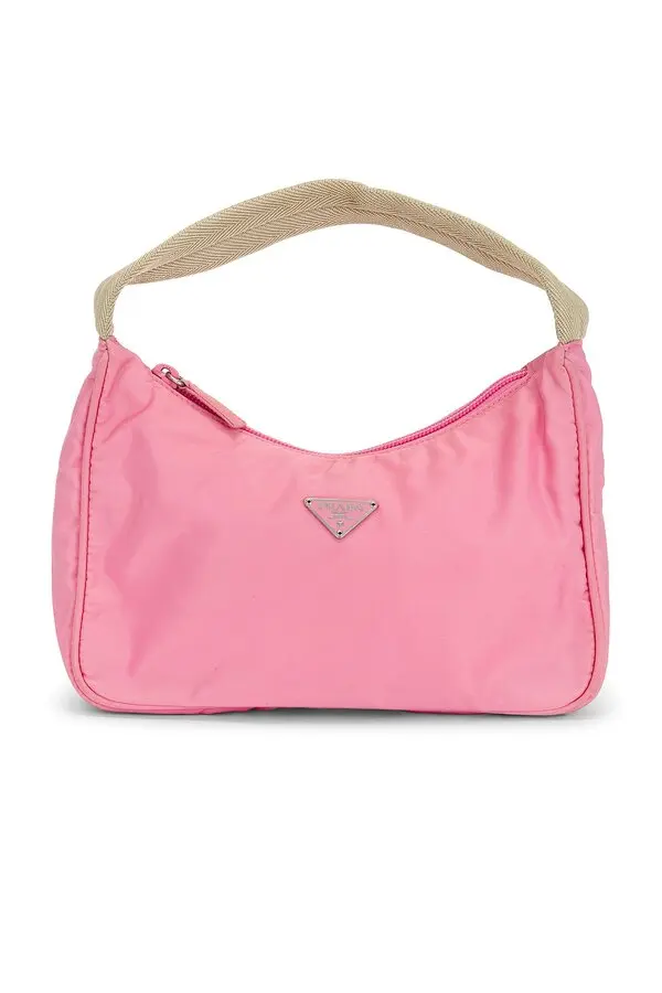 Prada Tessuto Sport Hobo Bag - Pink