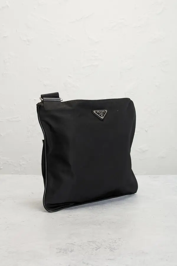 Prada Tessuto Flat Messenger Bag