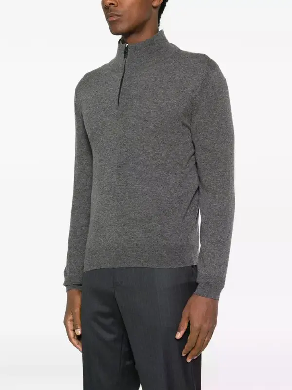Canali Quarter-zip Cashmere Sweater