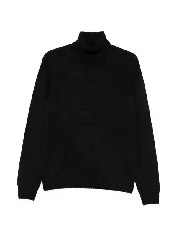 HERITAGE Ribbed-knit Roll-neck Sweater