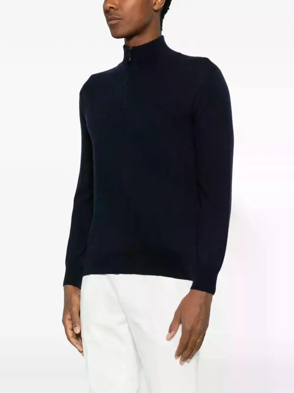 Canali Quarter-zip Cashmere Sweater