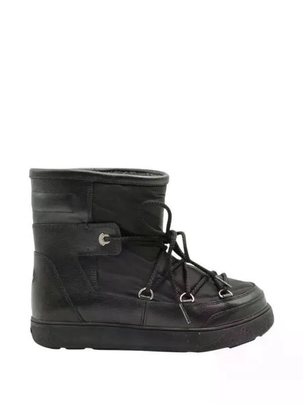 Moncler Fanny Lace-up Snow Boots - Black