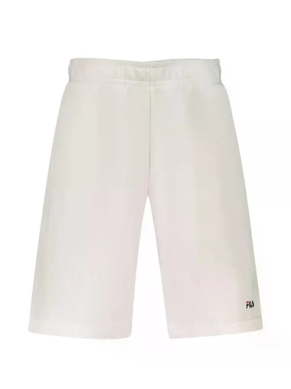 FILA Logo-embroidered Cotton Shorts - White