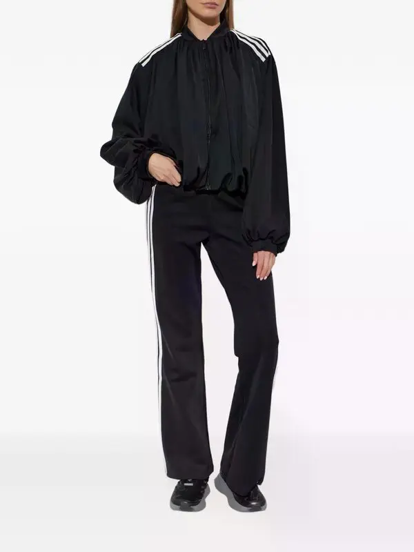 Adidas Satin Pleated Track Top - Black